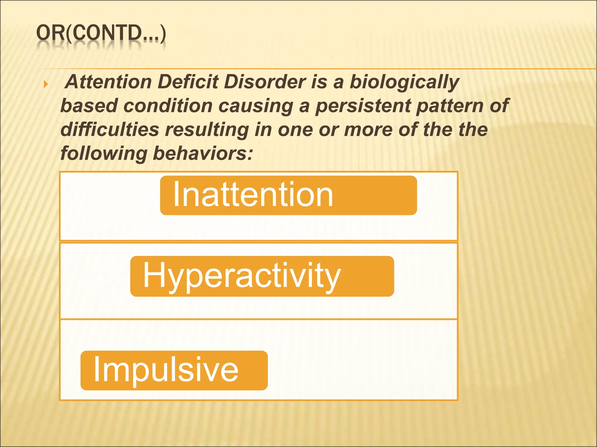 adhd.ppt child Health Nursing important nursing topic | PPT