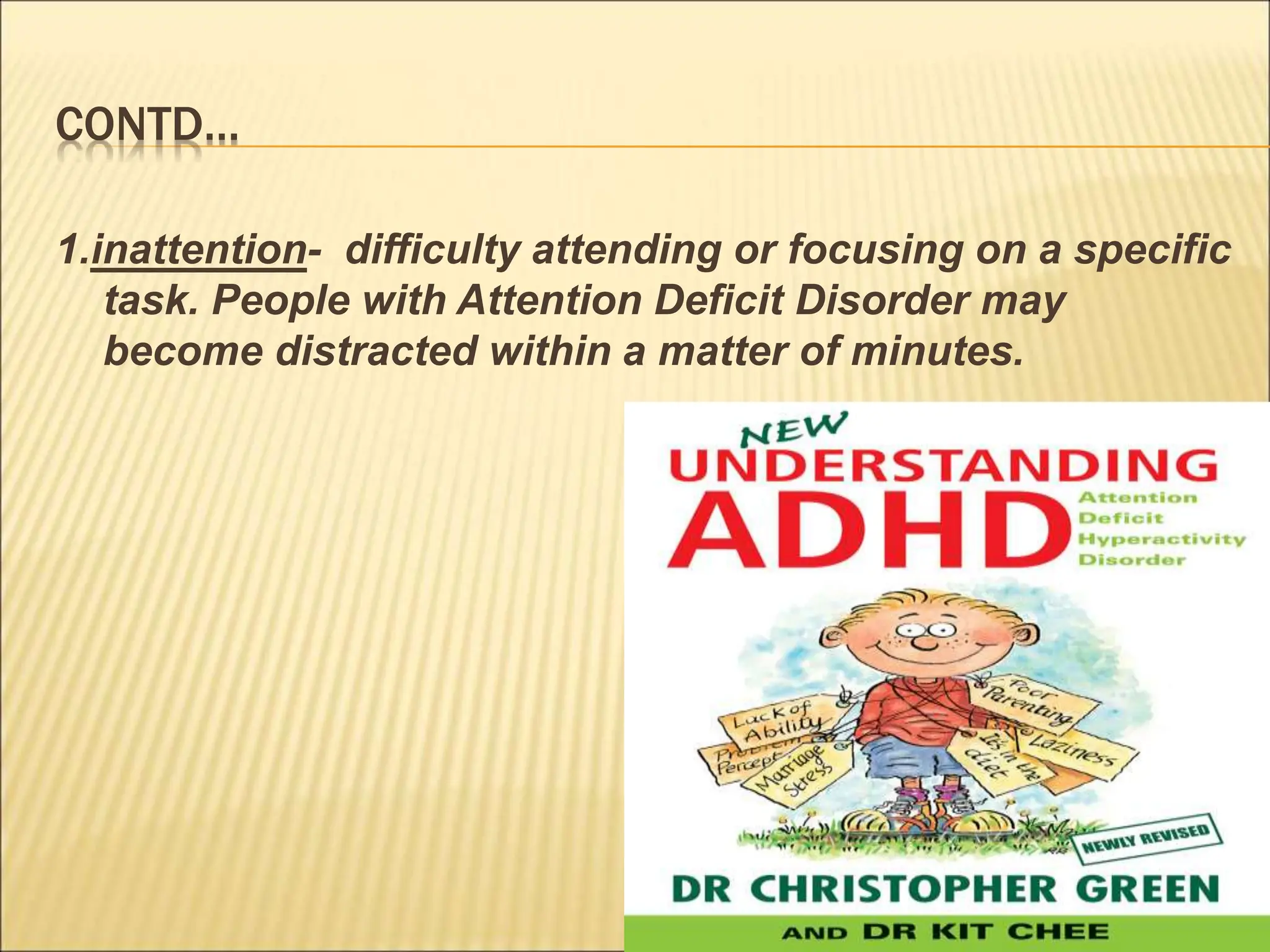 adhd.ppt child Health Nursing important nursing topic | PPT