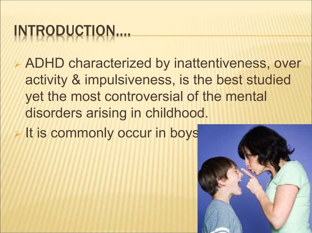 adhd.ppt child Health Nursing important nursing topic | PPT