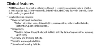 ADHD.pptx for undergraduates doing medicine | PPTX