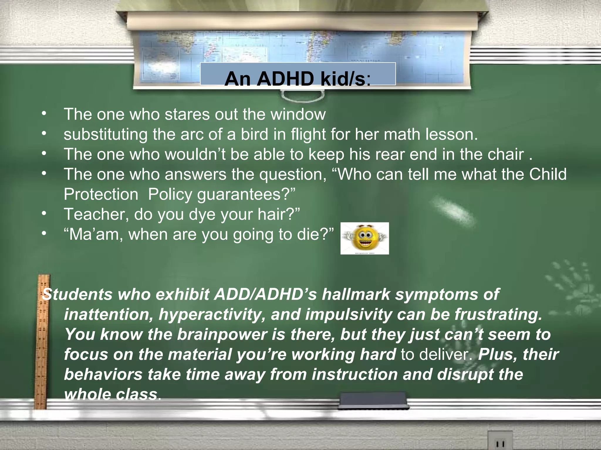 Adhd and learning | PPT