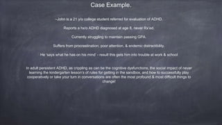 Adhd in-adults | PPTX