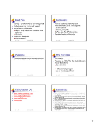 Adhd. powerpoint | PDF