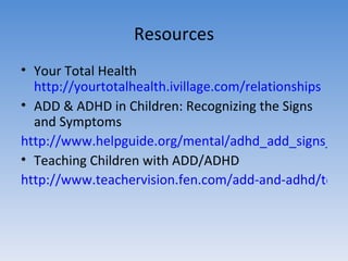 Adhd Ppt | PPT