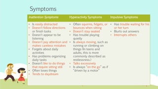 Adhd ( Attention deficent hyperactivity disorder ) | PPTX