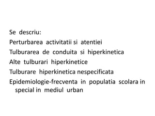 ADHD tulburare de externalizare | PPTX