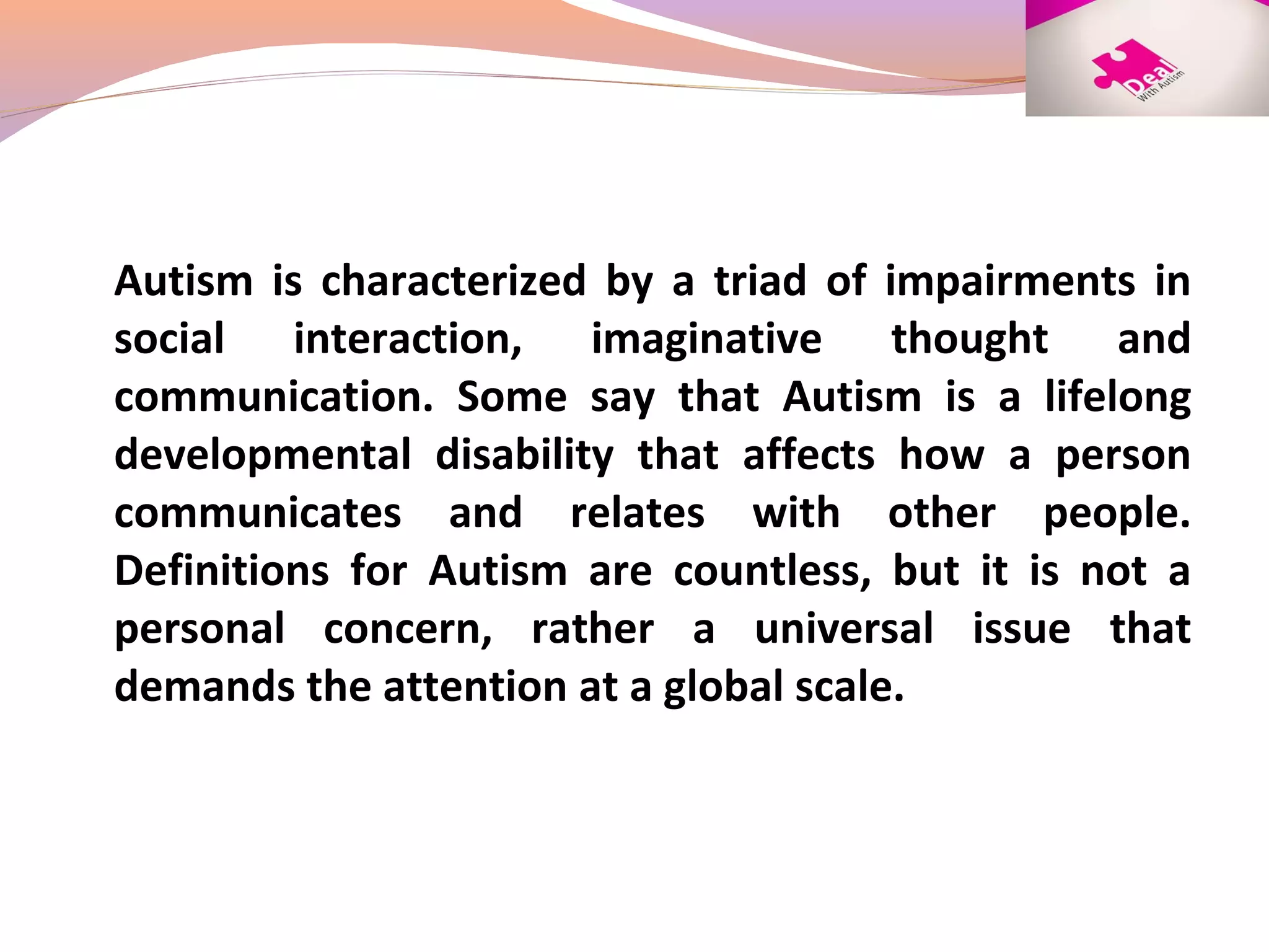 ADHD: Understanding Autism Types | PPT | Brain and Nervous System ...