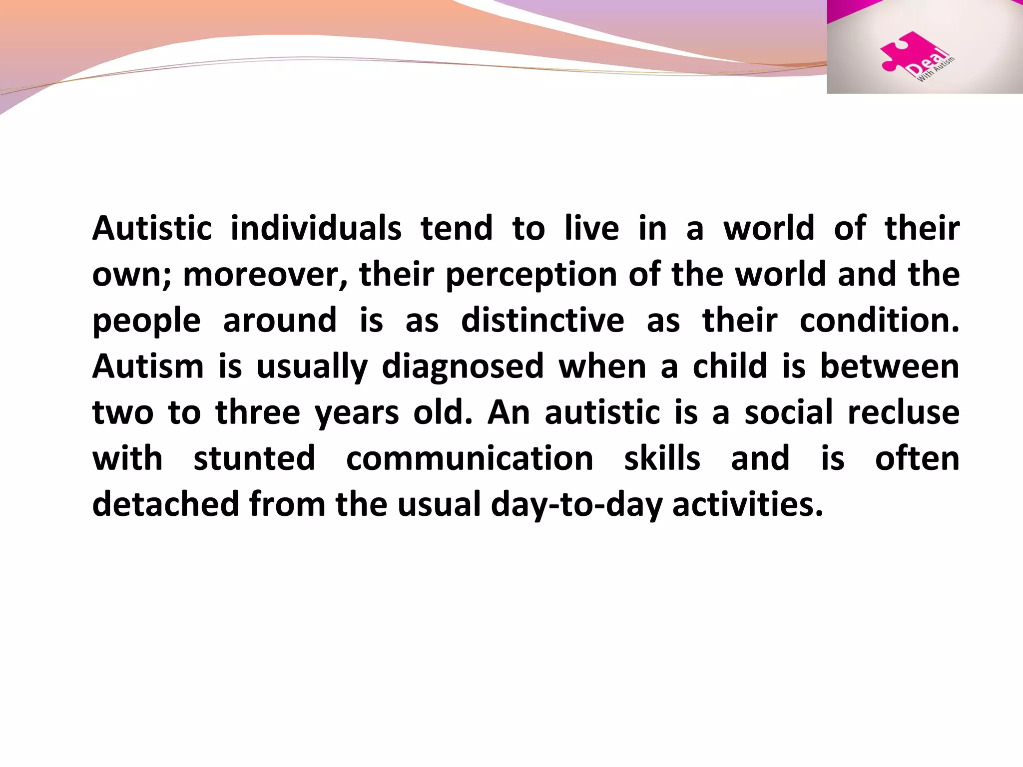 ADHD: Understanding Autism Types | PPT | Brain and Nervous System ...