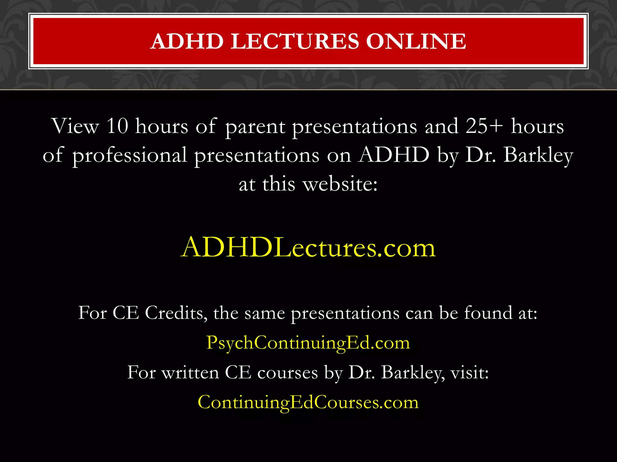 Adhd1 barkley dic 2011 | PDF