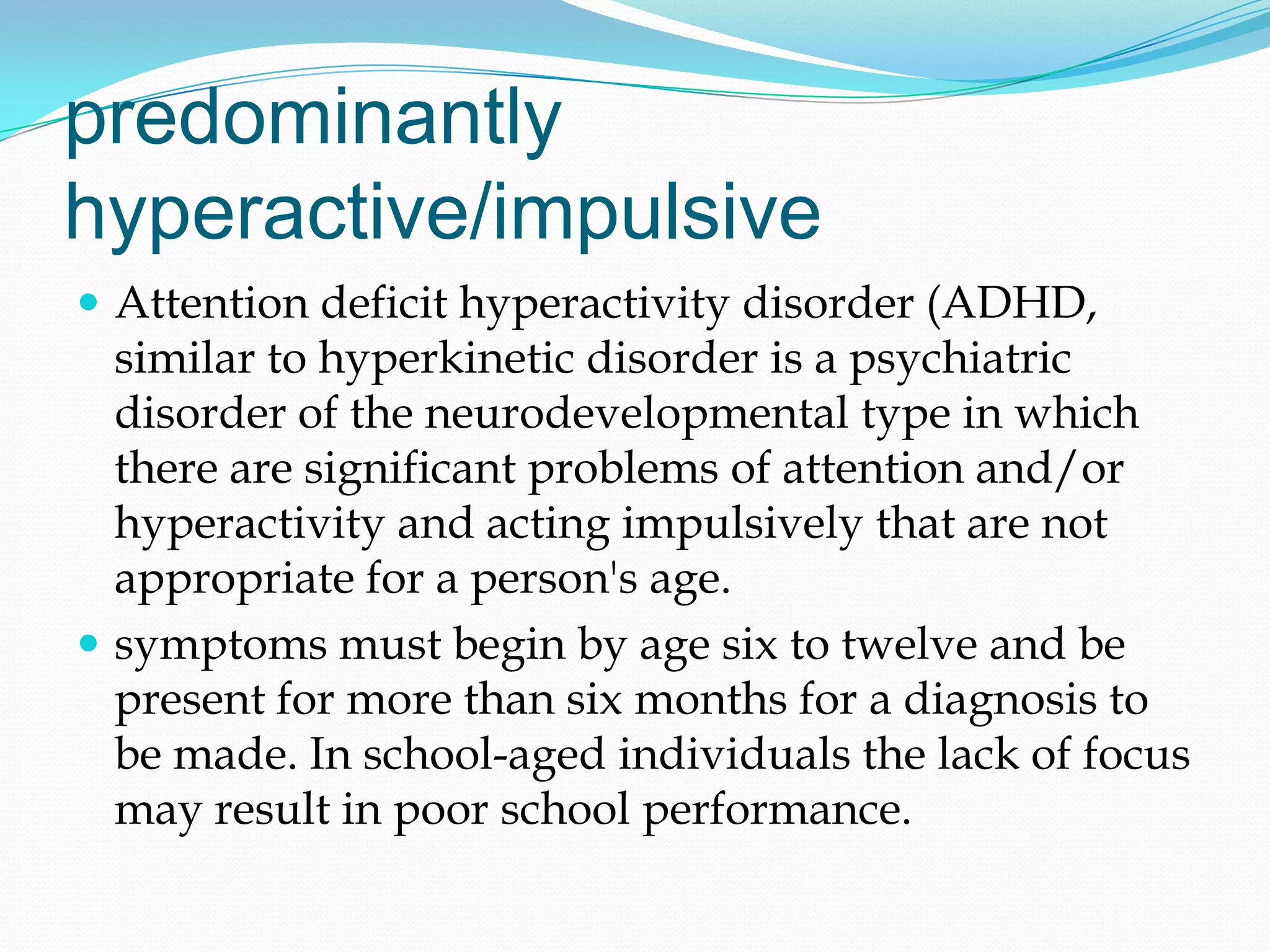 ADHD | PPTX