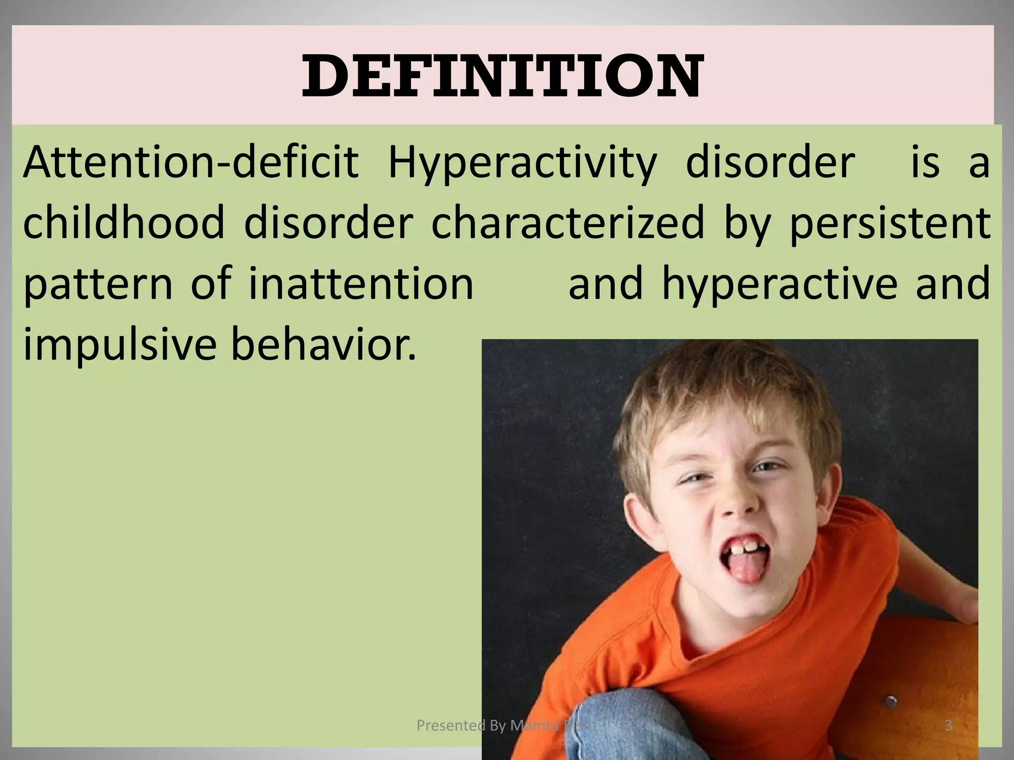 Attention Deficit Hyperactivity Disorder (ADHD) | PDF