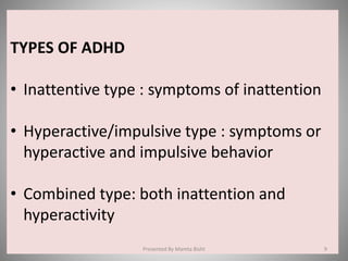 Attention Deficit Hyperactivity Disorder (ADHD) | PDF
