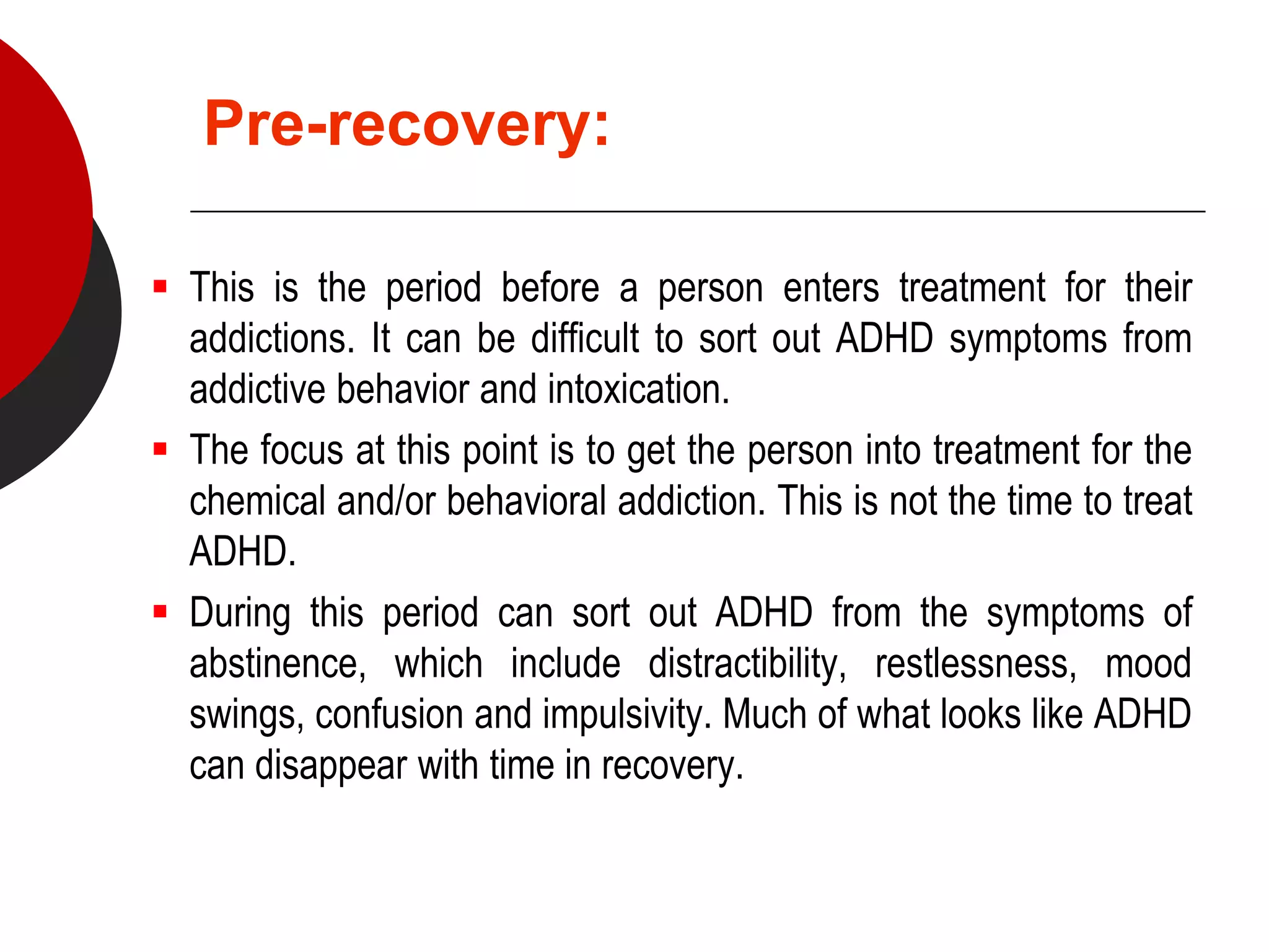 Adhd addiction 2015 | PPTX | Substance Abuse | Diseases and Conditions
