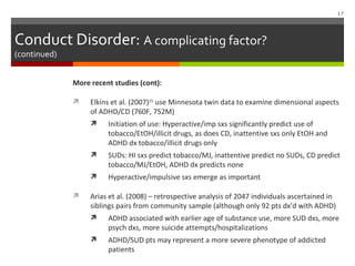 ADHD and Addiction: Diagnosis and Management | PPT