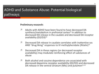 ADHD and Addiction: Diagnosis and Management | PPT