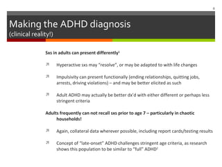 ADHD and Addiction: Diagnosis and Management | PPT