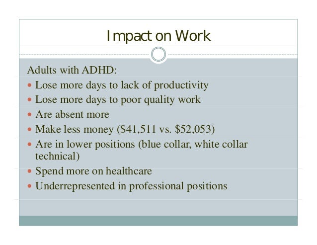 ADHD and the Workplace