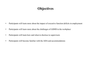 ADHD and the Workplace | PPT