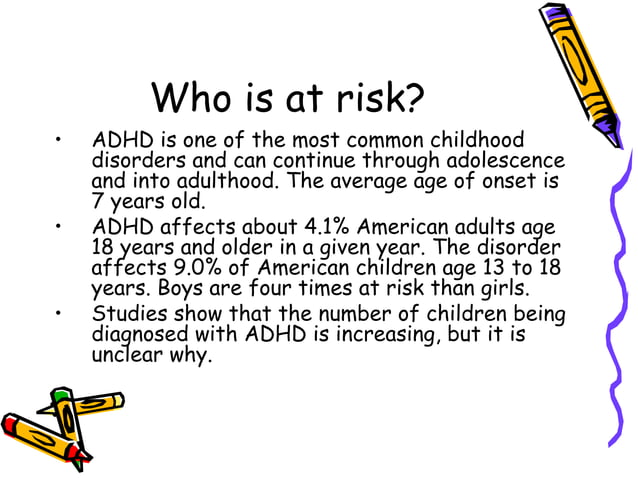 Attention deficit hyperactivity disorder (ADHD) | PPT | Brain and Nervous System Disorders ...