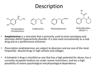 ADHD treatment with Amphetamines | PPTX | Illegal Drugs, Tobacco ...