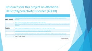 ADHD coding project | PPT