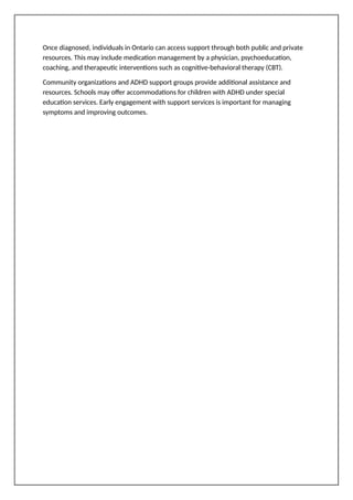 ADHD Diagnosis Ontario, ADHD Testing Ontario Explained What You Need to ...