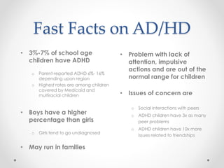ADHD fast facts | PPTX