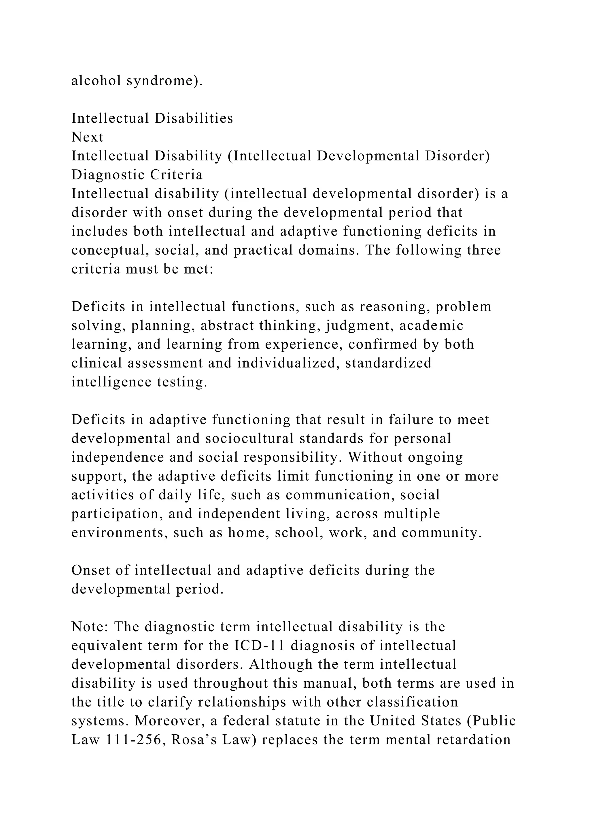 ADHD is a neurodevelopmental disorder defined by impairing levels.docx