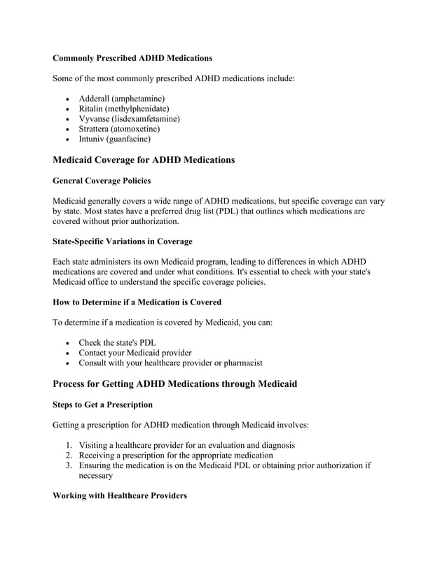 Adhd Medications Covered By Medicaid – trinexpharmacy.com