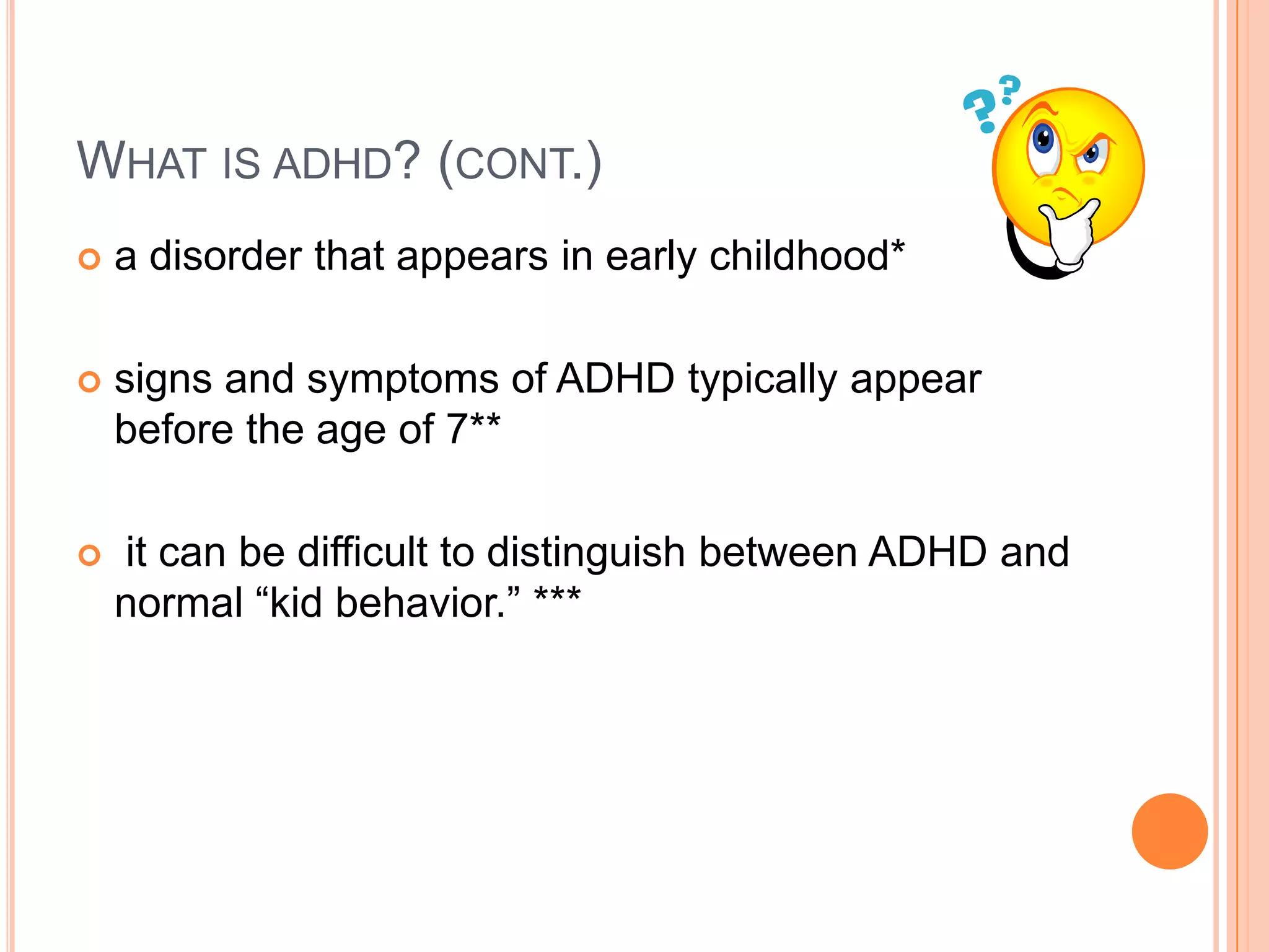 Adhd powerpoint | PPTX