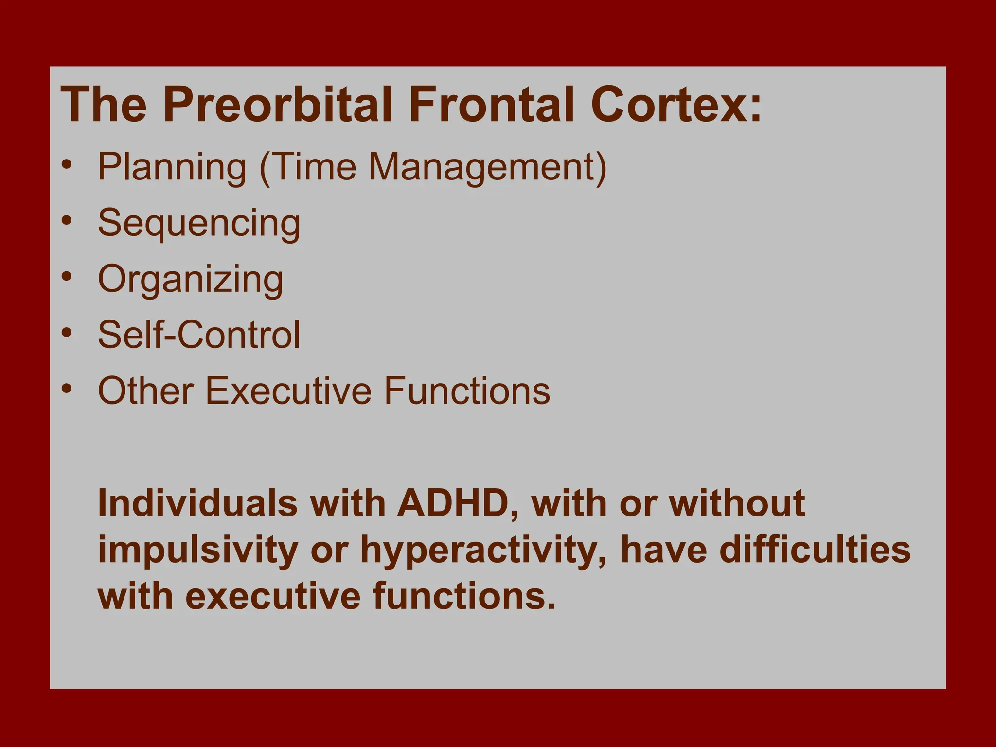 Attention Deficit HyperactivityDisorder Powerpoint | PPT