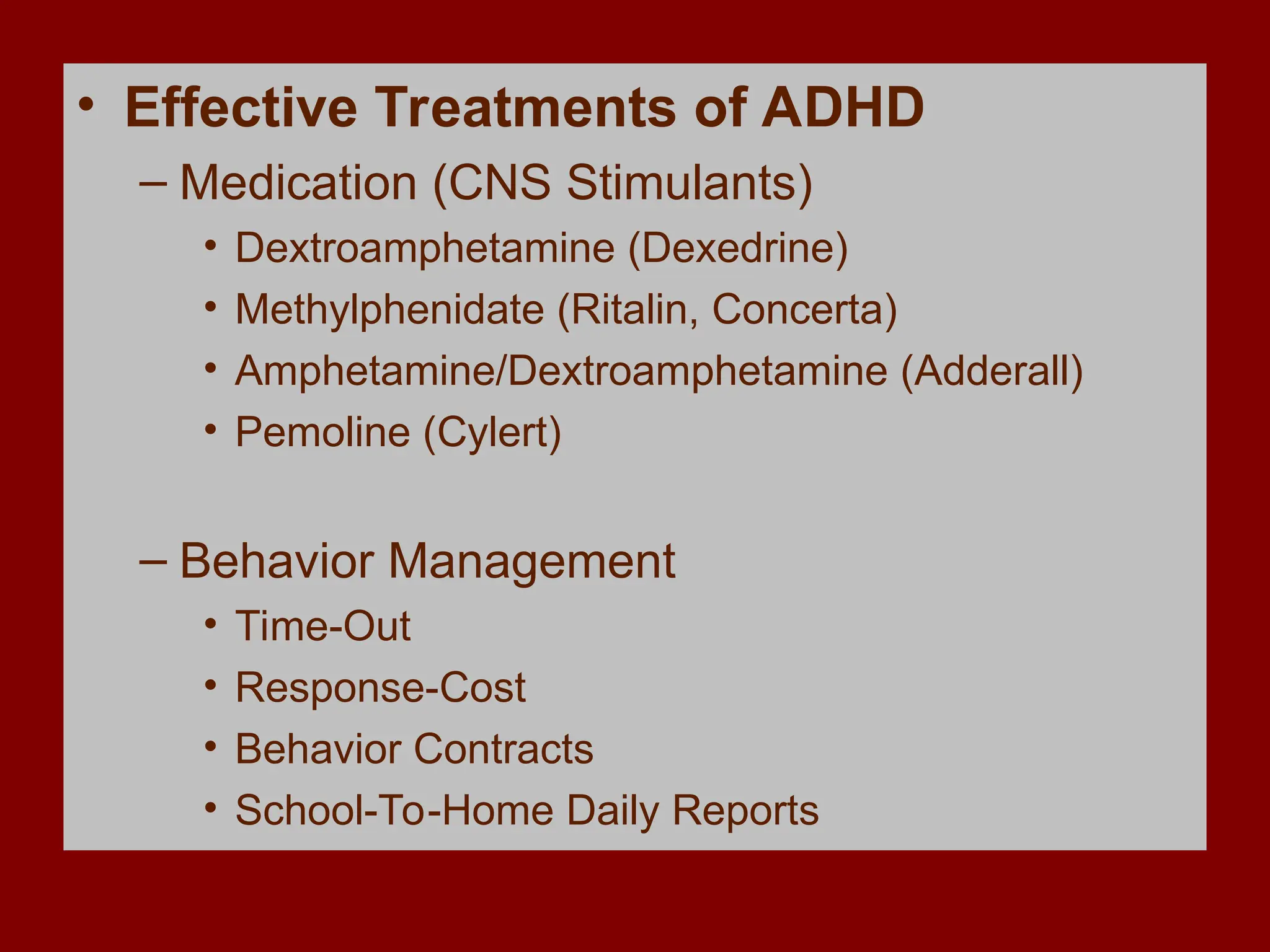 Attention Deficit HyperactivityDisorder Powerpoint | PPT