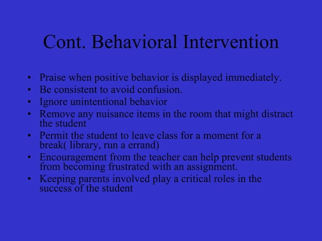 ADHD Powerpoint Presentation | PPT