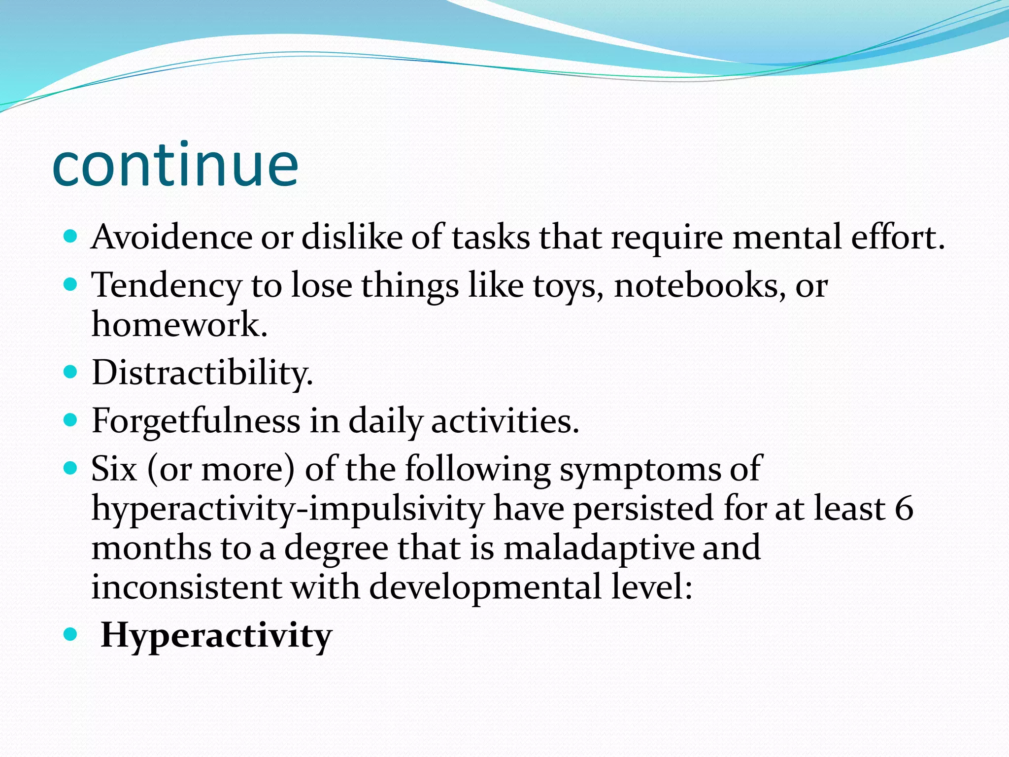 Adhd ppt | PPTX