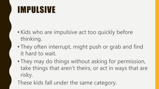 Adhd ppt | PPTX | Brain and Nervous System Disorders | Diseases and ...