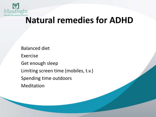 ADHD: Symptoms, Types, Causes & Treatment | Mindsight Clinic | PPTX