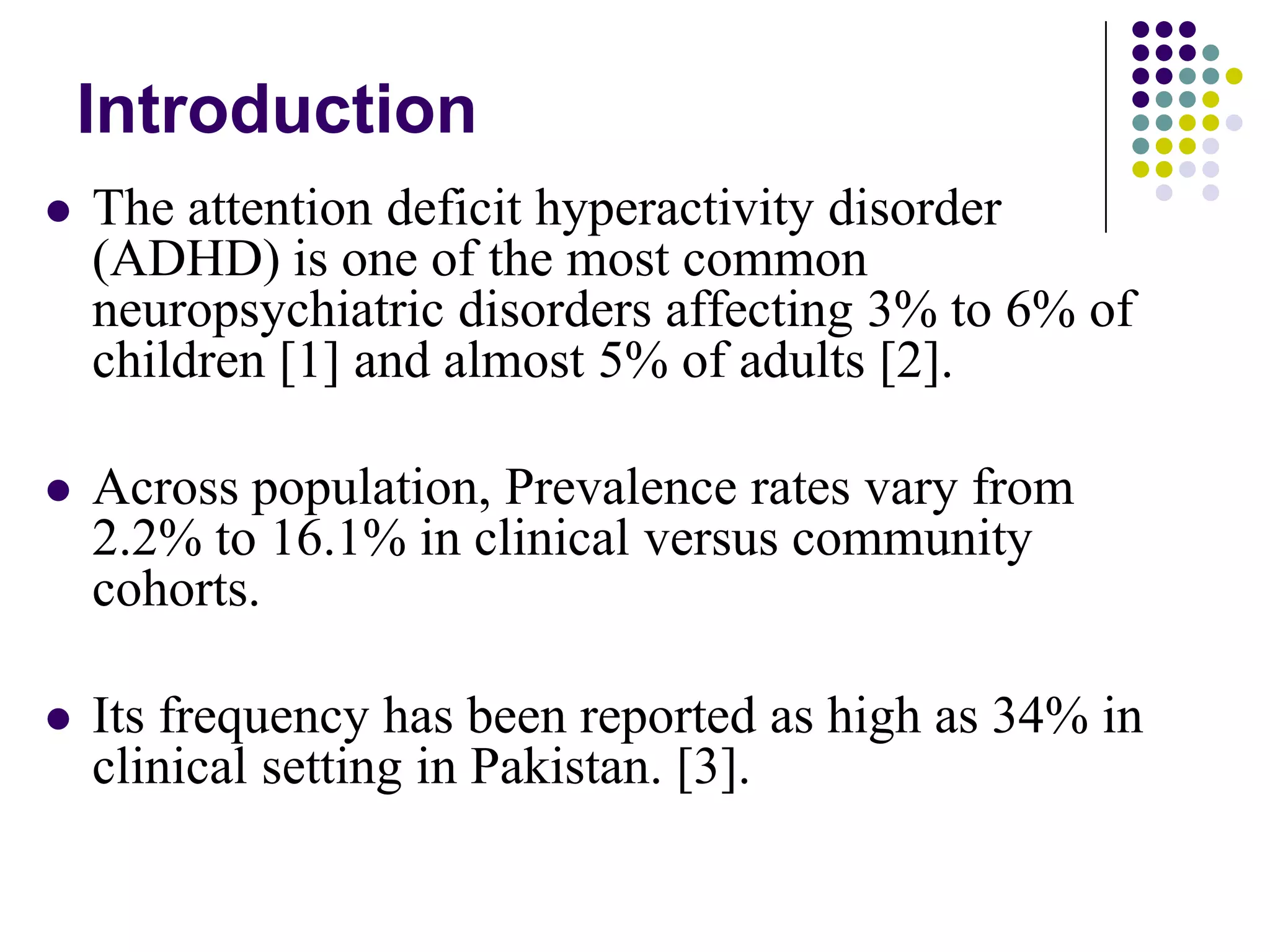 Relationship of Attention Deficit Hyperactivity Disorder with Substance ...
