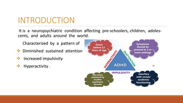 Adhd | PPTX | Brain and Nervous System Disorders | Diseases and Conditions