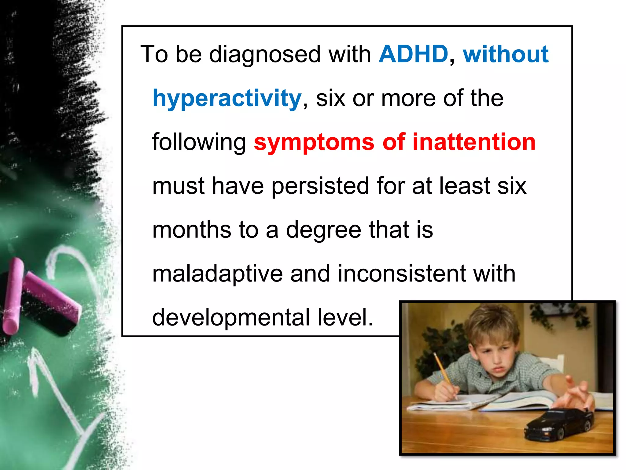 Adhd Slides 2nd Presentation 1.0 | PPT