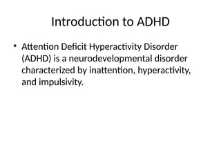 ADHD Teaching Strategies Information .pptx