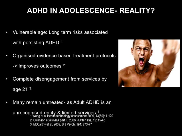ADHD AND TRANSITION | PPTX | Mental Health | Diseases and Conditions