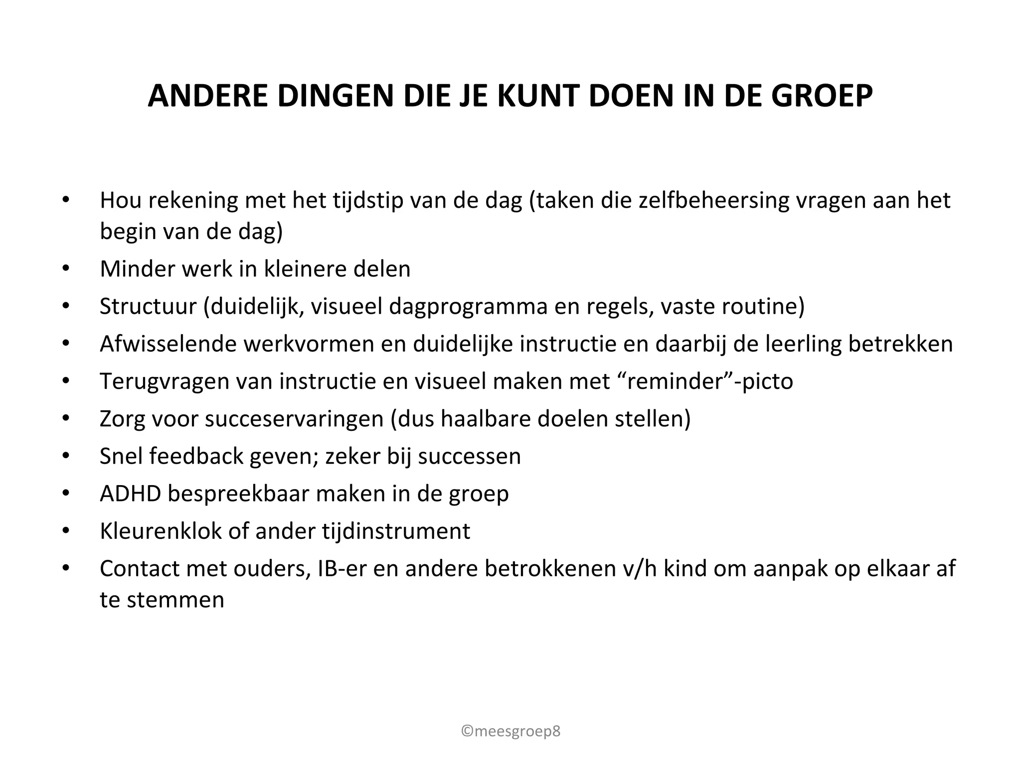 Adhd uitgelegd 2011 | PPT