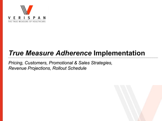 Adherence product plan v6.1 | PPT