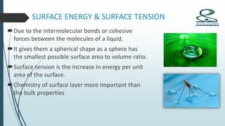 Adhesion and surface phenomenon | PPTX
