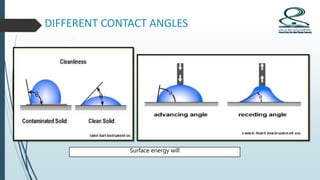 Adhesion and surface phenomenon | PPTX
