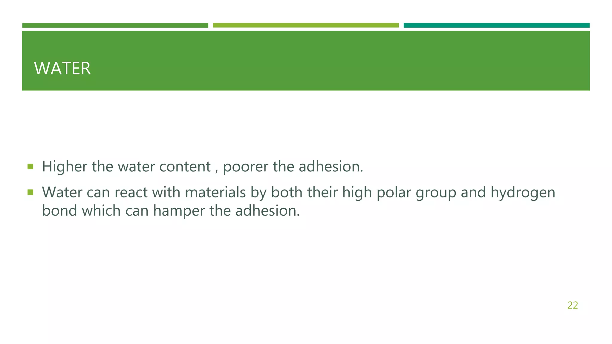Adhesion & Bonding in Dentistry | PPTX