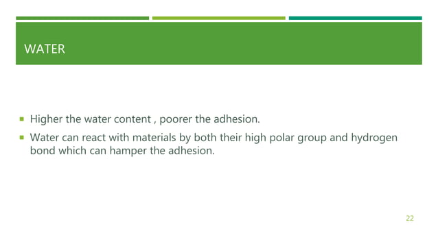 Adhesion & Bonding in Dentistry | PPTX | Dental Health | Diseases and Conditions