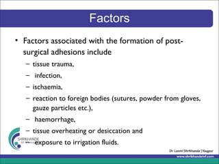 What Are Adhesions | PPT