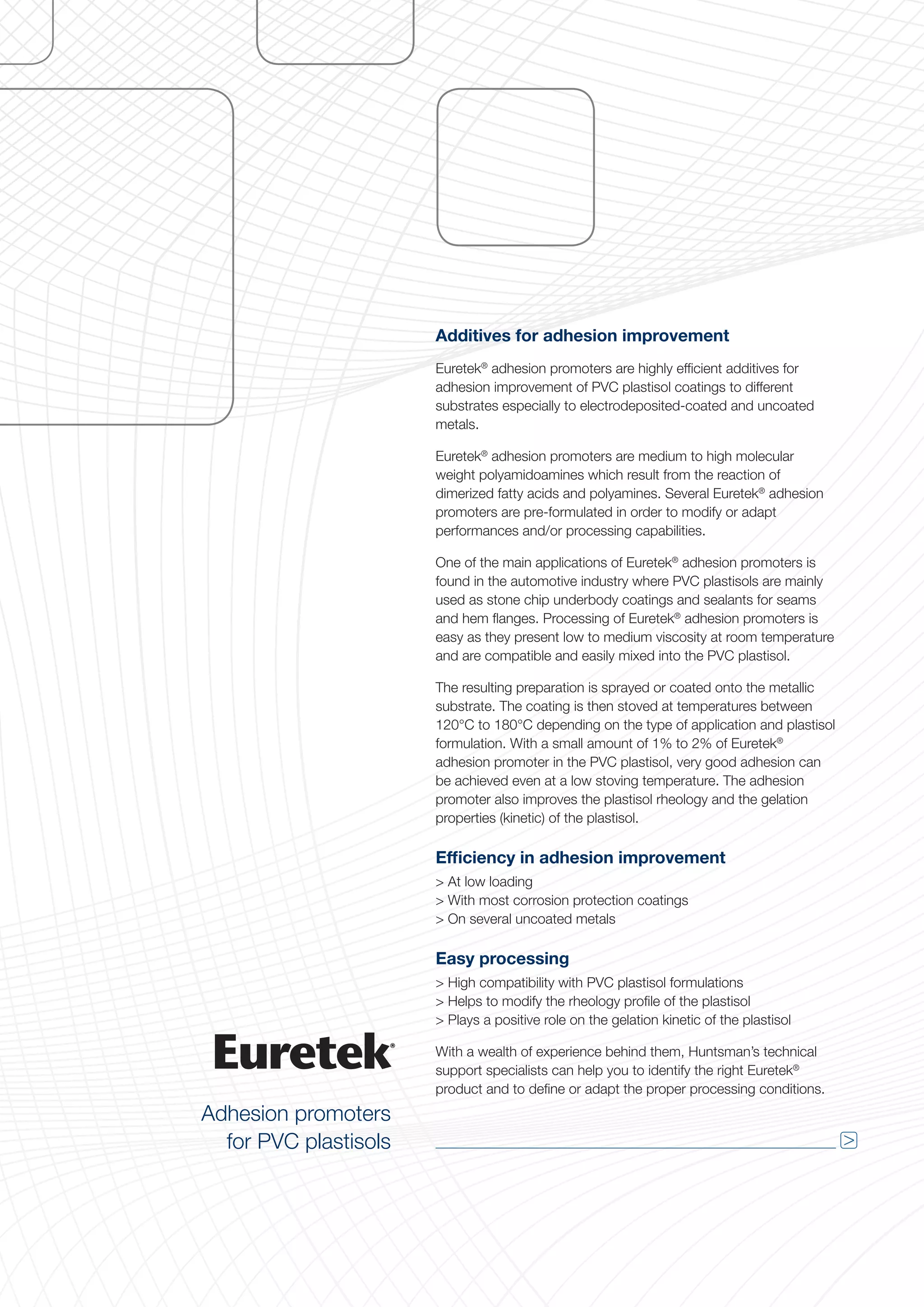 Adhesion promoters - Selector guide | PDF