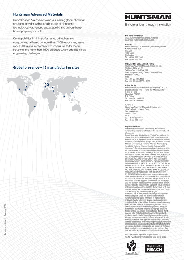Adhesion promoters - Selector guide | PDF